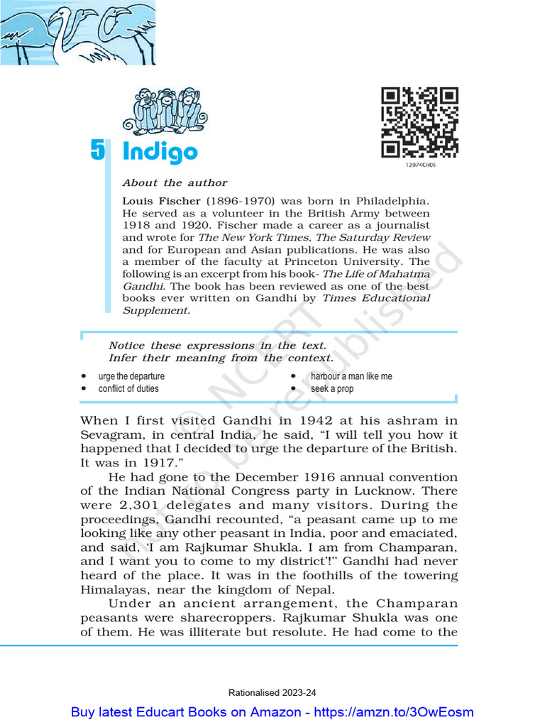 Ch-5 Indigo | PDF | Mahatma Gandhi
