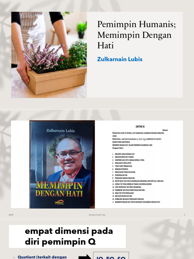 Pemimpin Humanis Dan Dengan Hati | PDF