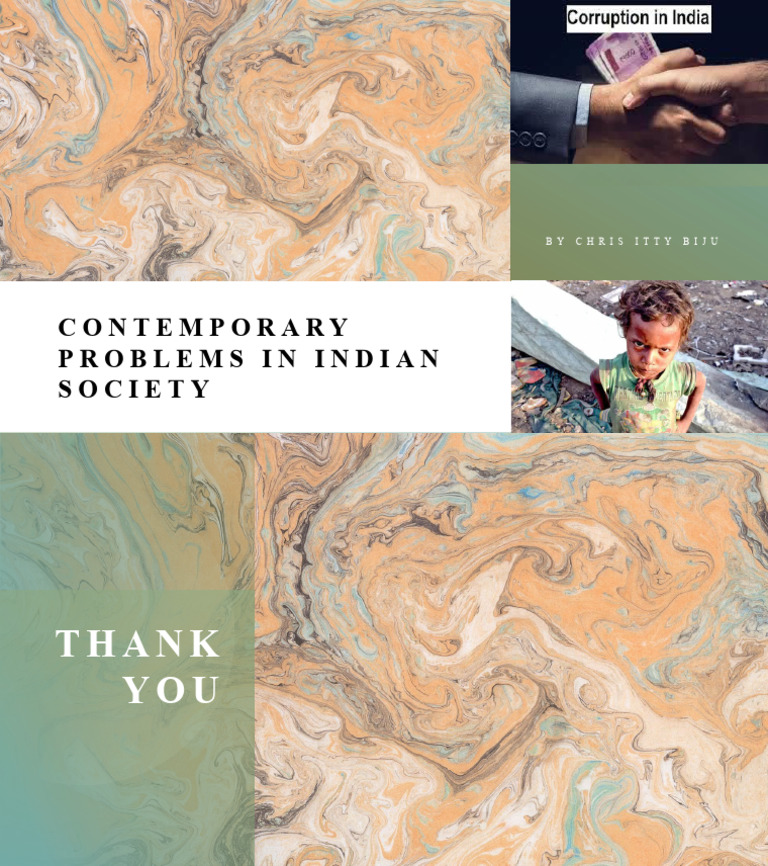 Contemporary Problems of Indian Society | PDF