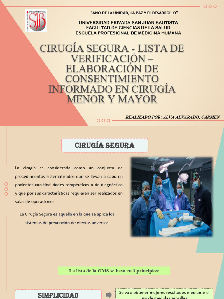 Cirugia Segura Pdf Cirugía Medicina Clinica