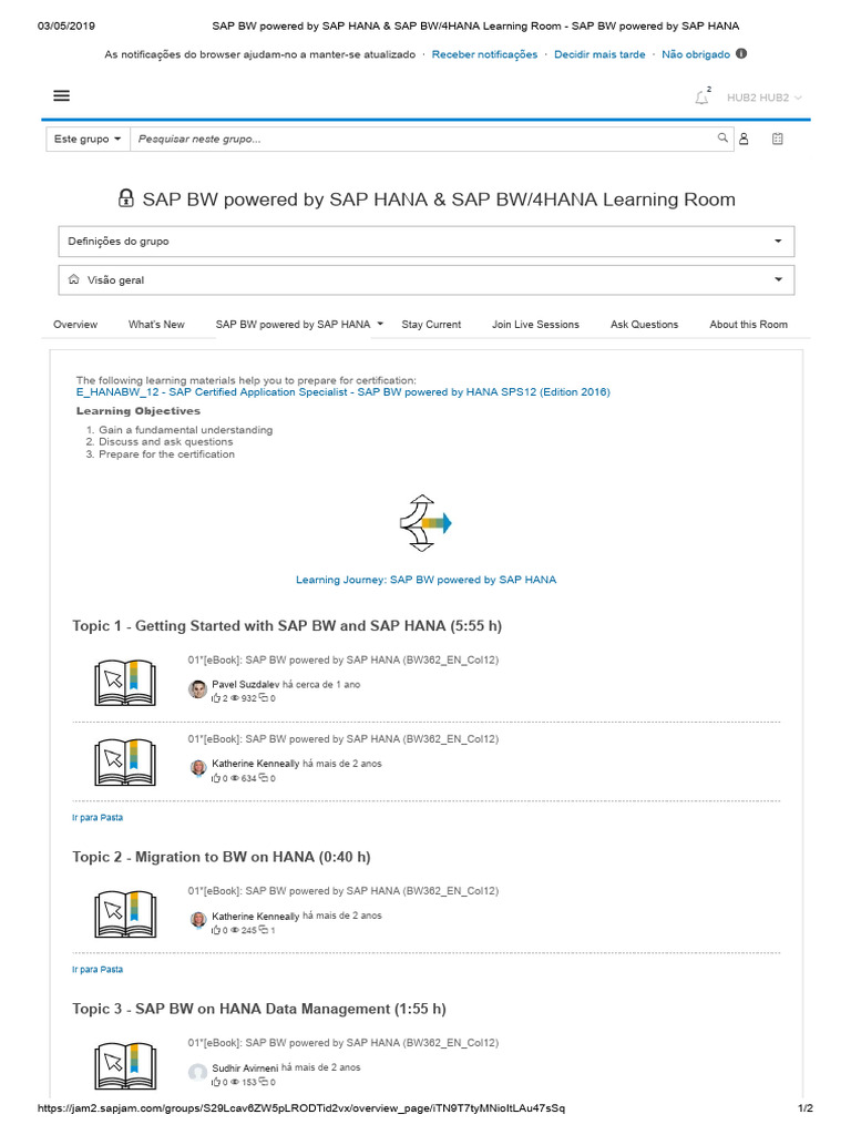 SAP BW Powered by SAP HANA & SAP BW - 4HANA Learning Room - SAP BW ... SAP BW Powered by SAP HANA & SAP BW - 4HANA Learning Room - SAP BW ...