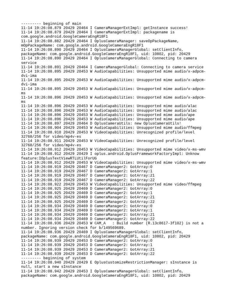 Logcat 1699961168729 | PDF | Computer Science | Computer Architecture