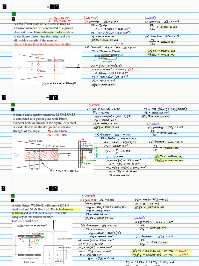 Steel Design Chapter 3.2 Simple Connections | PDF | Civil Engineering ...