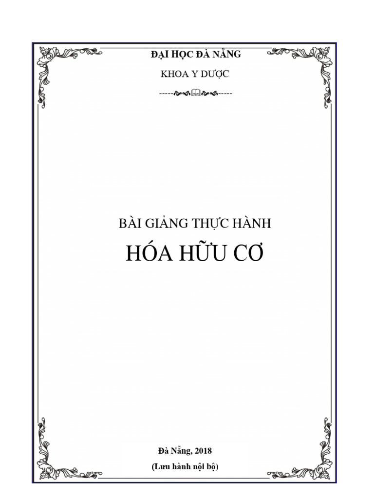 Giáo Trình TH C Hành Hóa H U Cơ | PDF