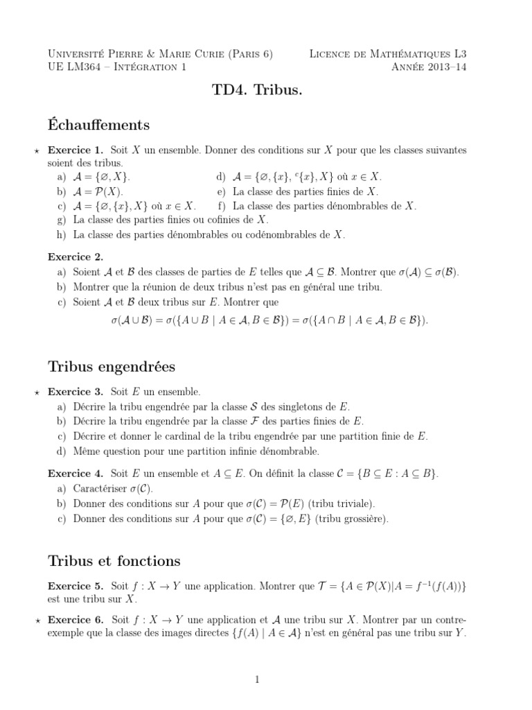 LM364 TD4 | PDF | Logique mathématique | Concepts mathématiques