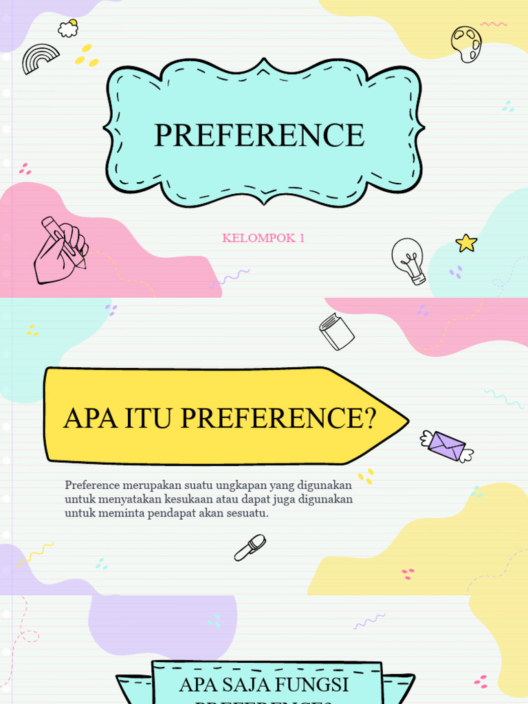 Preference | PDF | Language Arts & Discipline