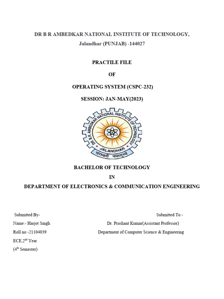 Operating System | PDF | Operating System | Shell (Computing)