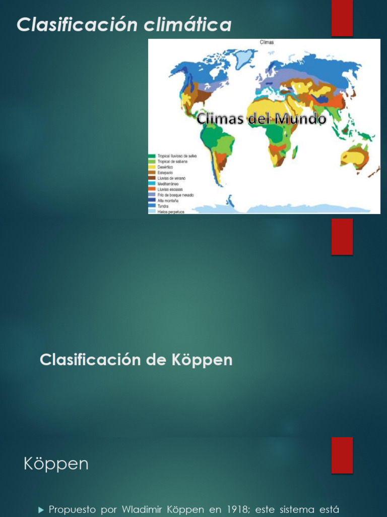 Clasificación Climática - Koppen | PDF | Clima templado | Clima