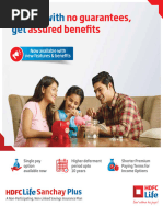 HDFC Life Smart Protect Plan Overview | PDF | Insurance | Present Value