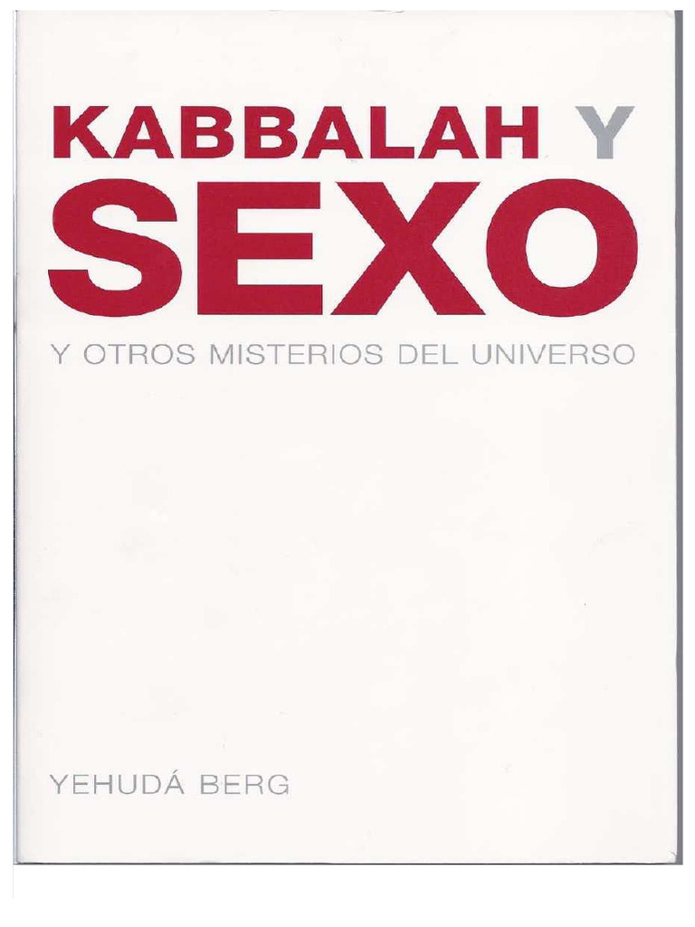 PDF Kabbalah y Sexo Libro Completo Compress | PDF