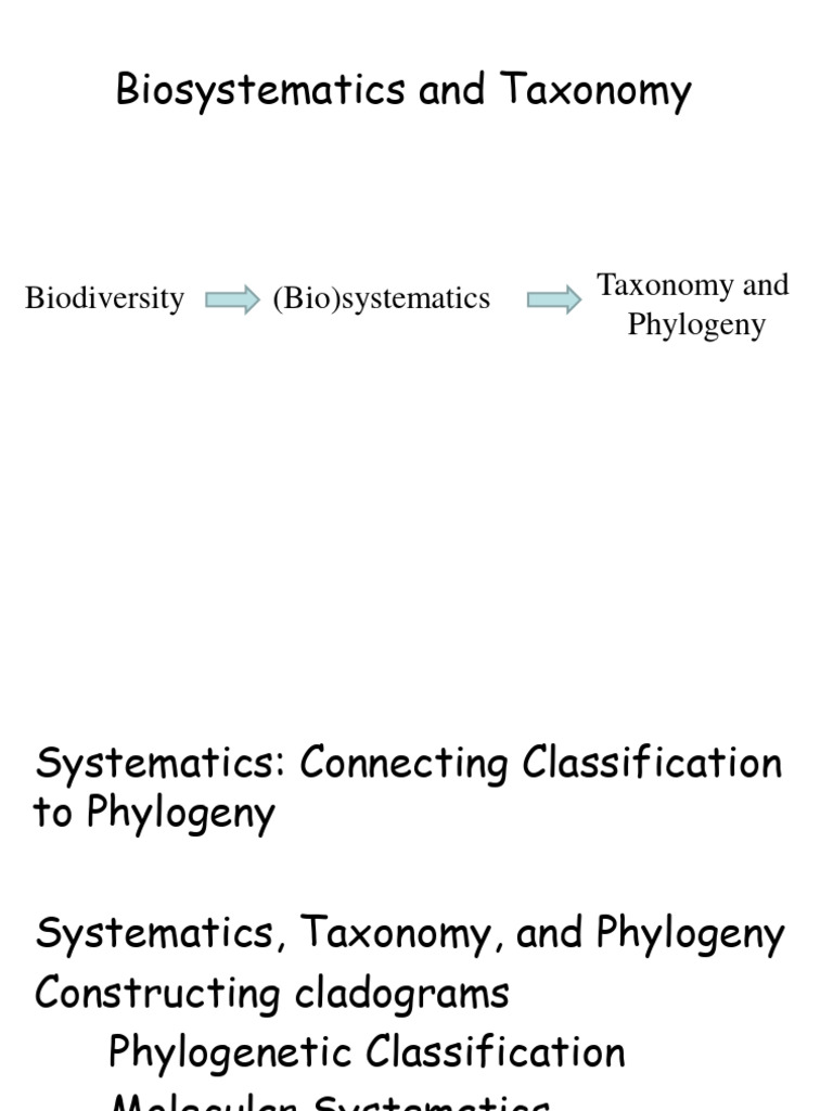 Biosistematika Dan Taksonomi | PDF | Taxonomy (Biology) | Phylogenetic Tree