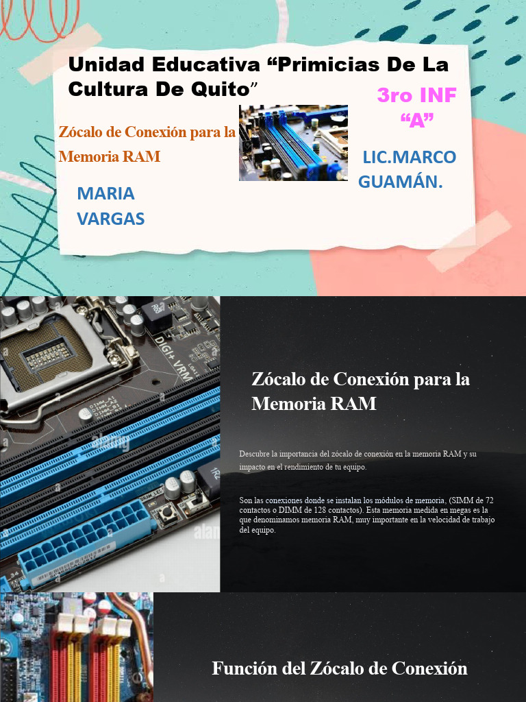 Guía del Zócalo de Memoria RAM | PDF | Memoria de acceso aleatorio ...