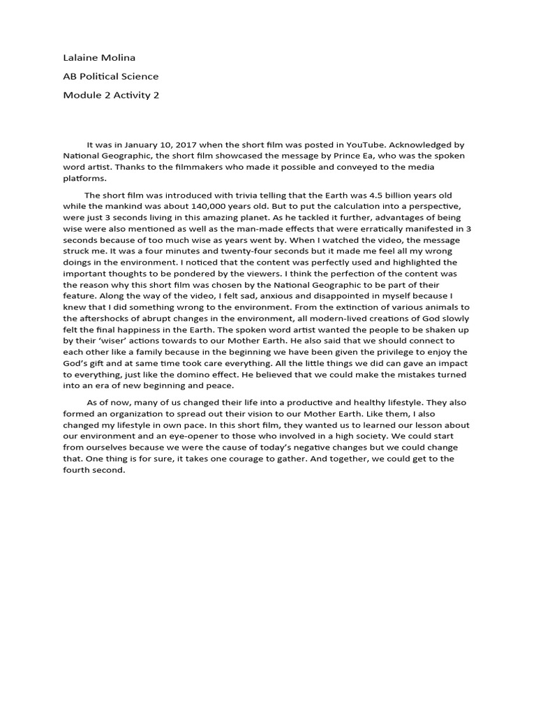 AB PolSci Module 2 Activity 2 | PDF