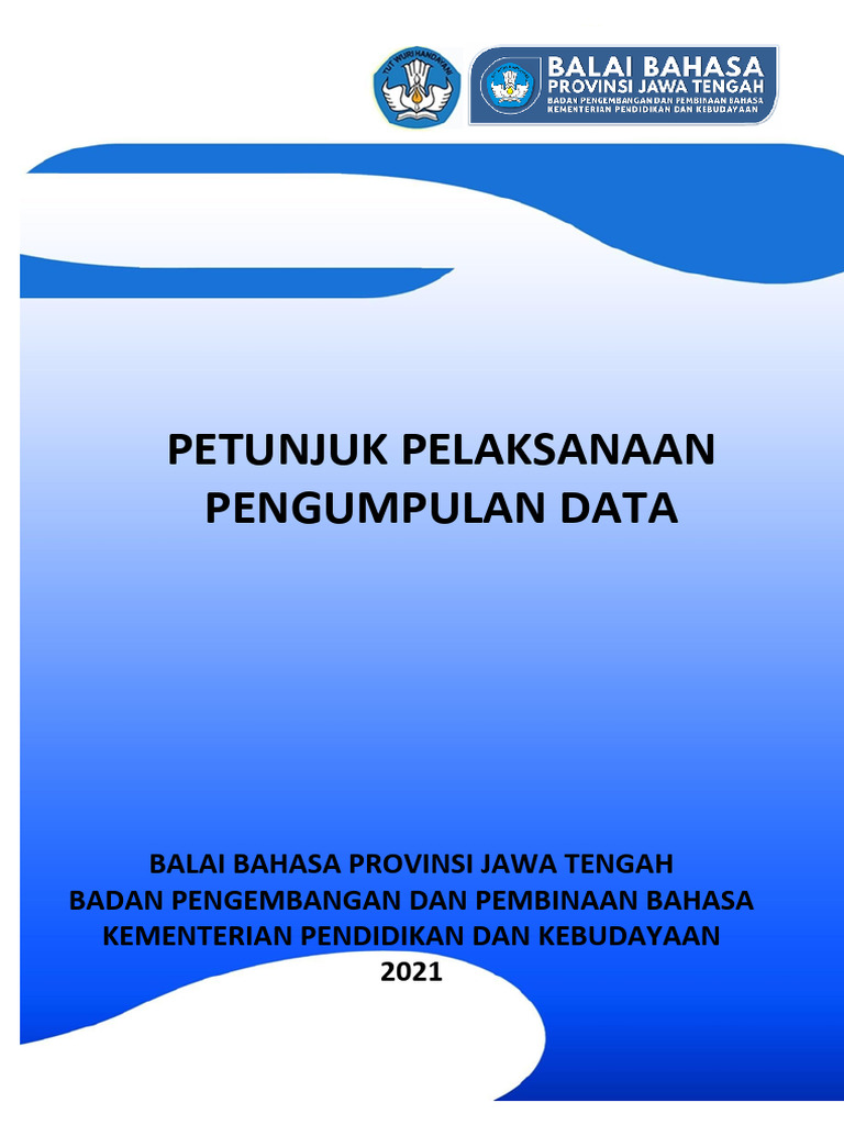 Bi.1 Pos Pengumpulan Data Kinerja BBJT 2021 | PDF
