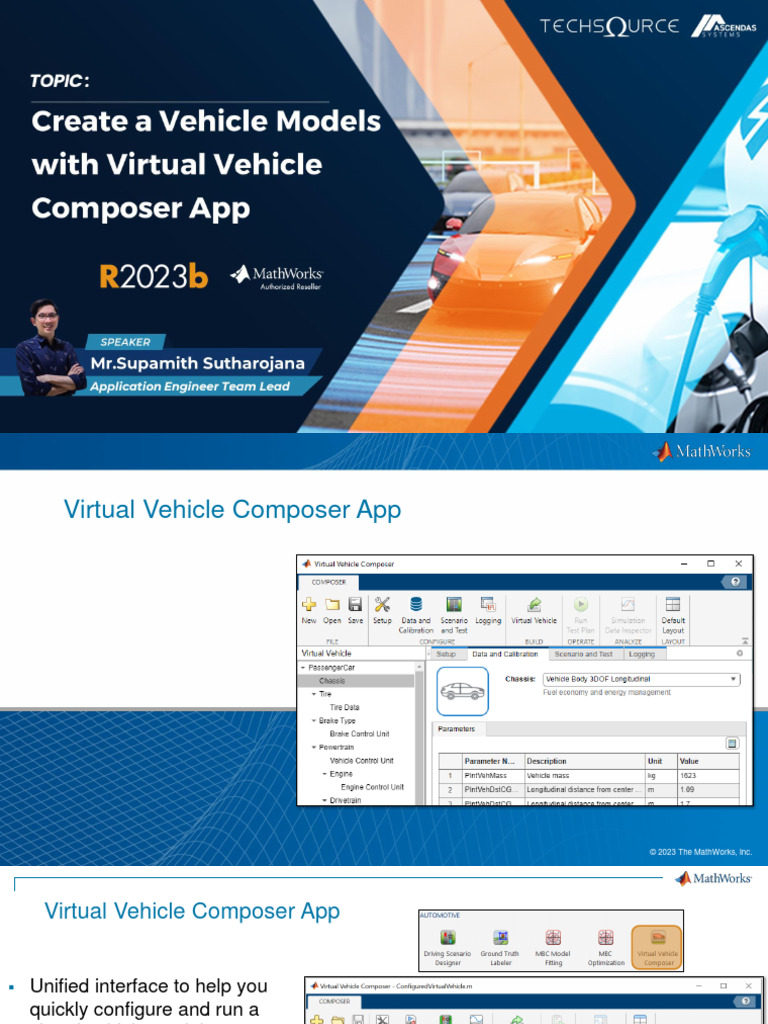 Building-Custom-Vehicle-Models-with-Virtual-Vehicle-Composer-App_DUT_10.2023 | PDF | Simulation ...