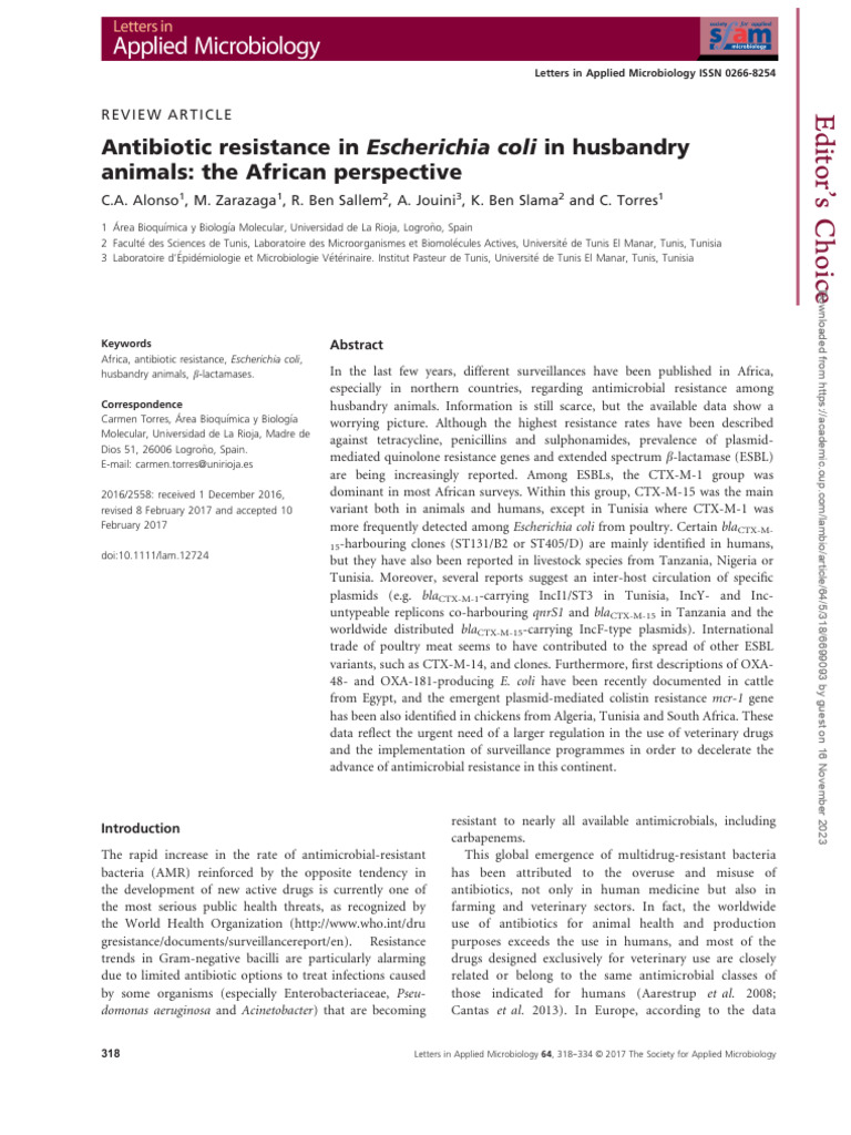 Lambio 0318 | PDF | Antimicrobial Resistance | Beta Lactamase