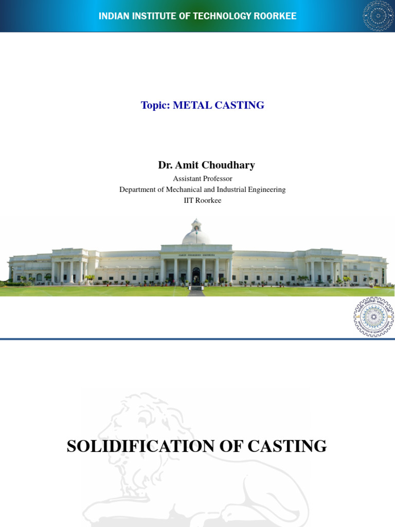 Metal Casting - Solidification, Grain Growth | PDF | Freezing | Nucleation