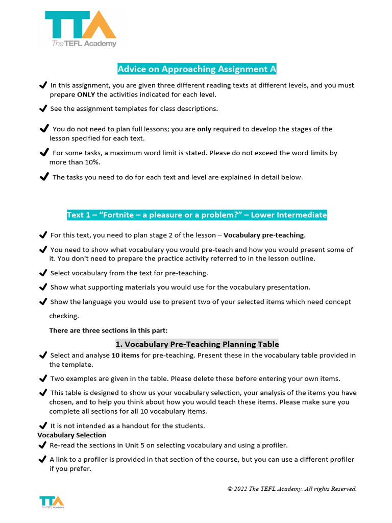 Step 1 | PDF | Reading Comprehension | Vocabulary