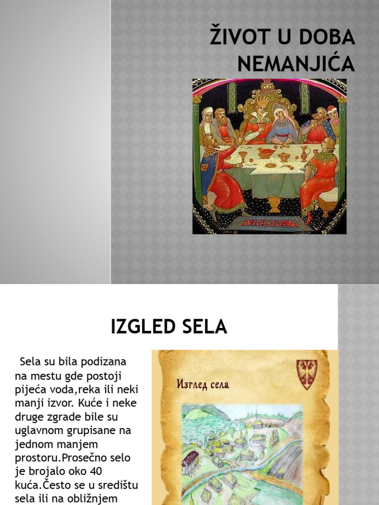 Zivot U Doba Nemanjica | PDF