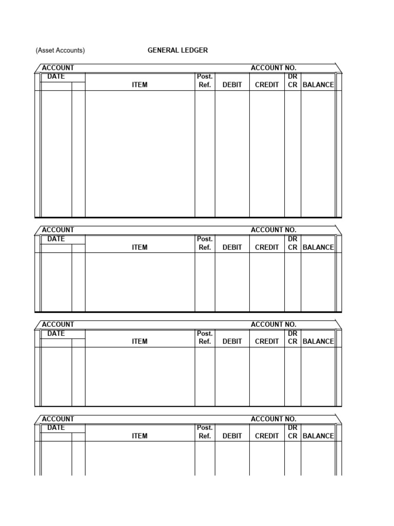 003a General Ledger | PDF | Debits And Credits | Accounting
