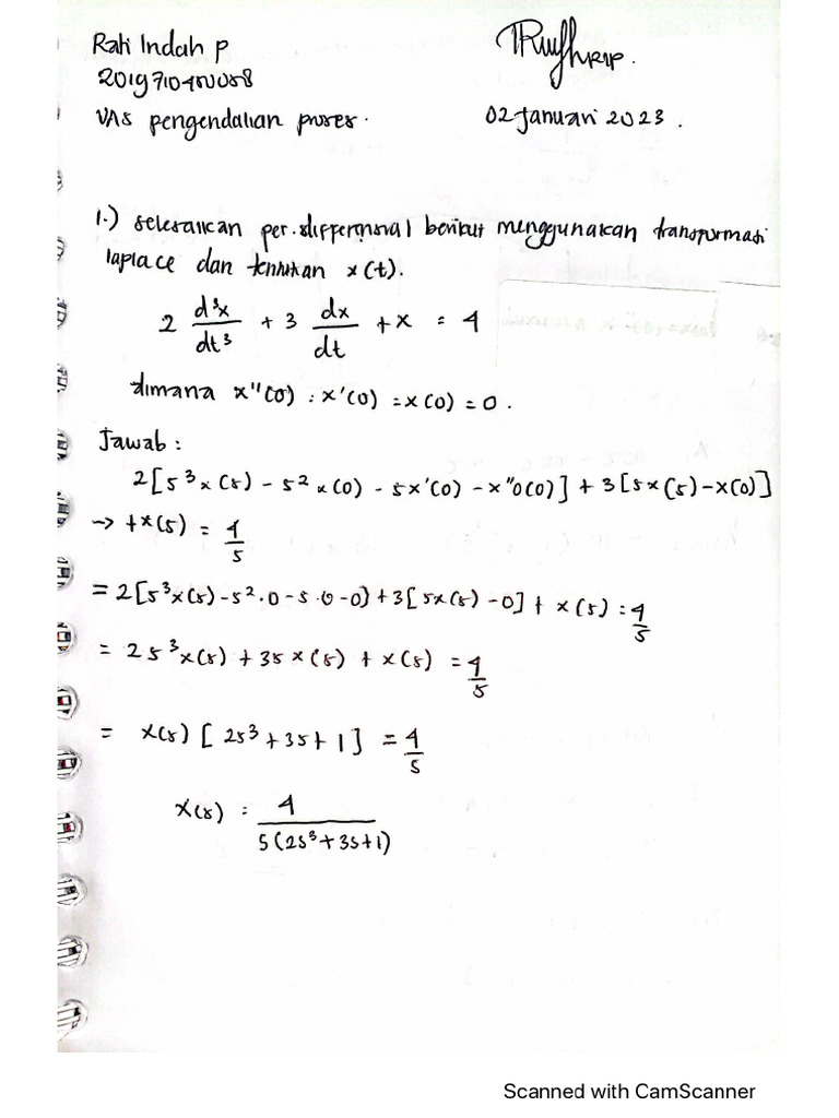UAS Pengendalian Proses Rati Indah P | PDF