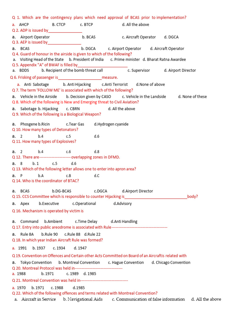 Avsec Training | PDF | Airport Security | Airport