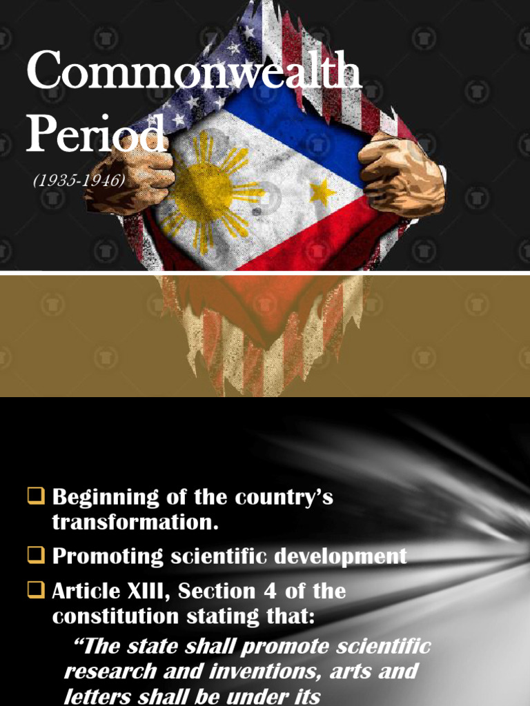 Commonwealth Period and Period Since Idependence | PDF | Science ...