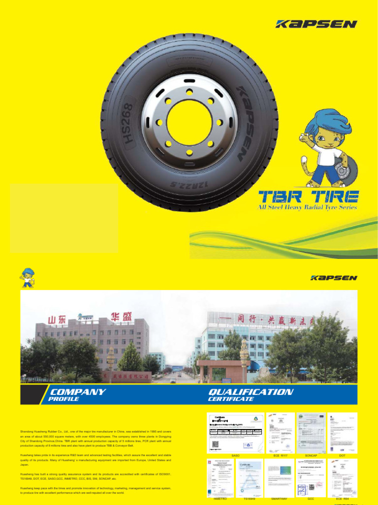 TBR KAPSEN-18 (1) (Catalogo Kapsen TBR) Pruebha1 | PDF | Tire | Truck