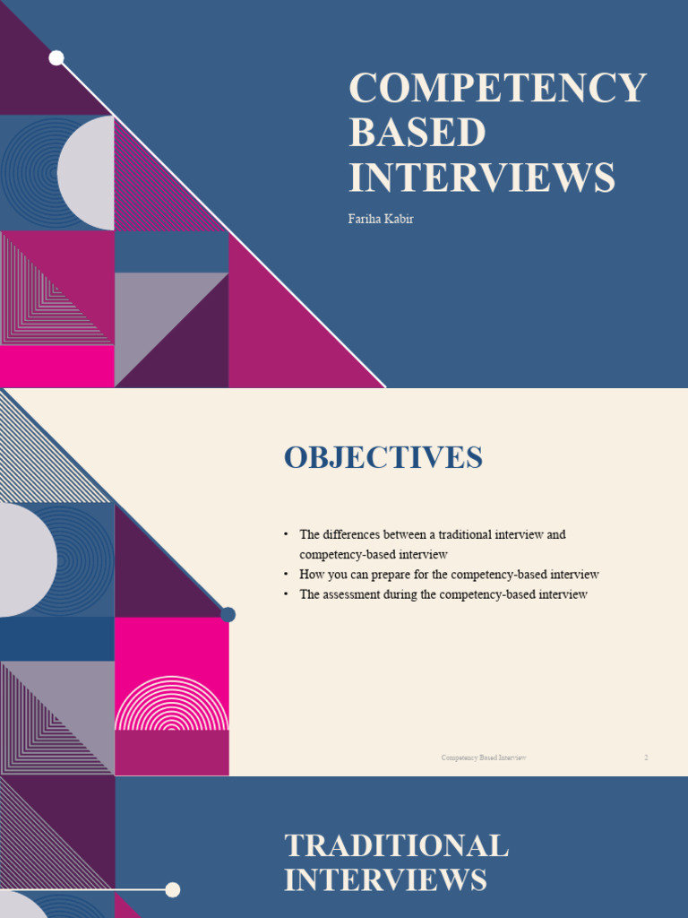 Competency Based Interview For Training | PDF | Interview | Job Interview
