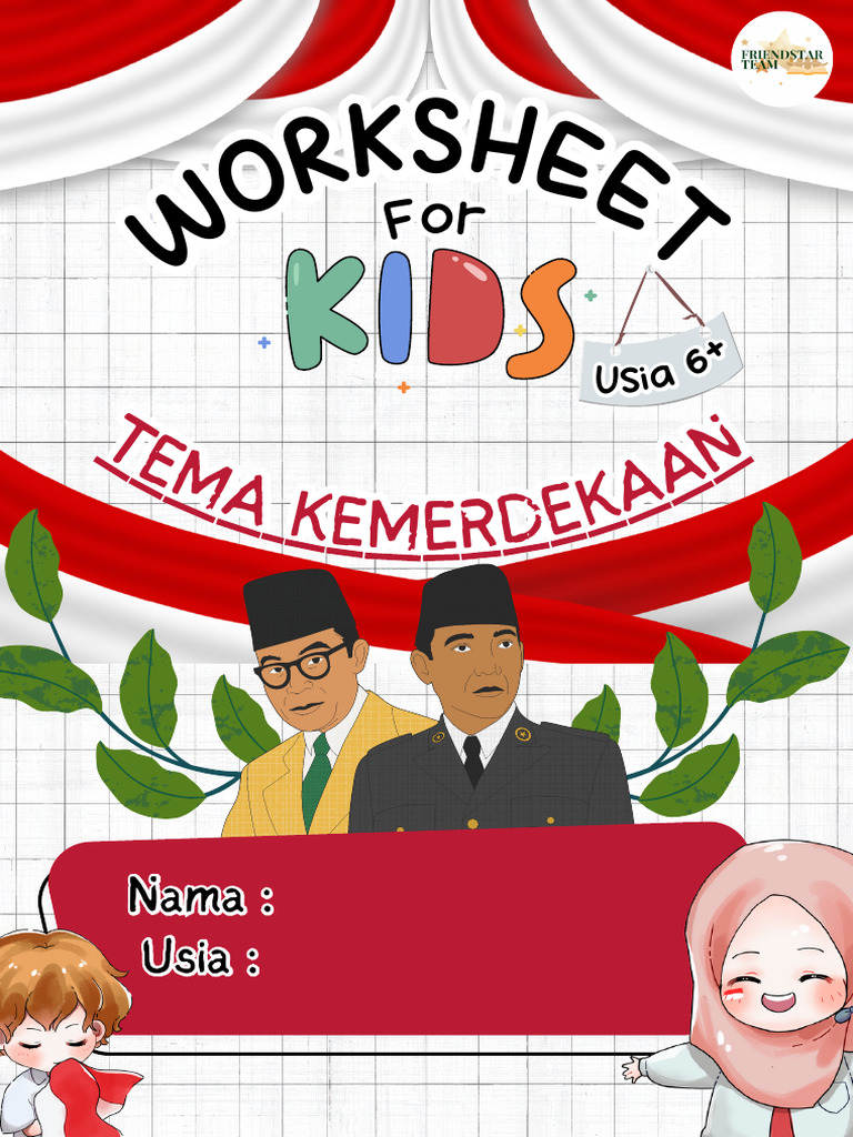 Worksheet Kemerdekaan untuk Anak SD | PDF