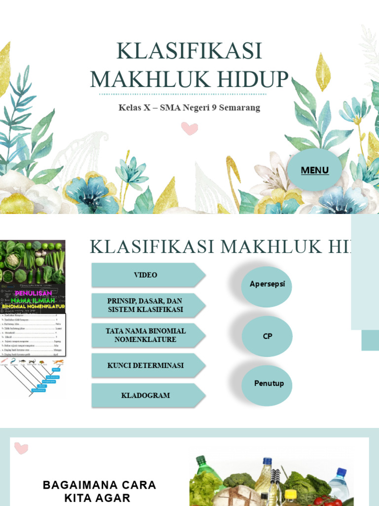 Kelas X-Klasifikasi MH | PDF