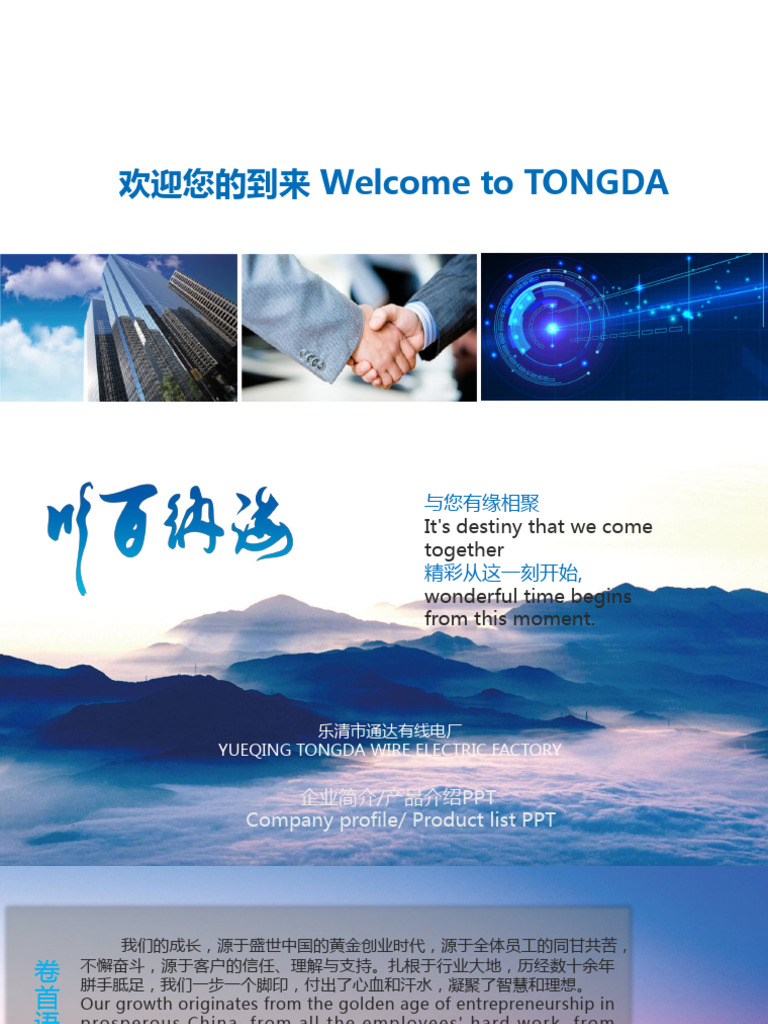 Tongda CompanyProfile | PDF