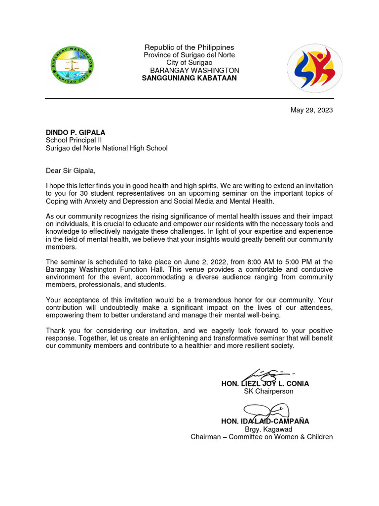 SNNHS Invitation | PDF