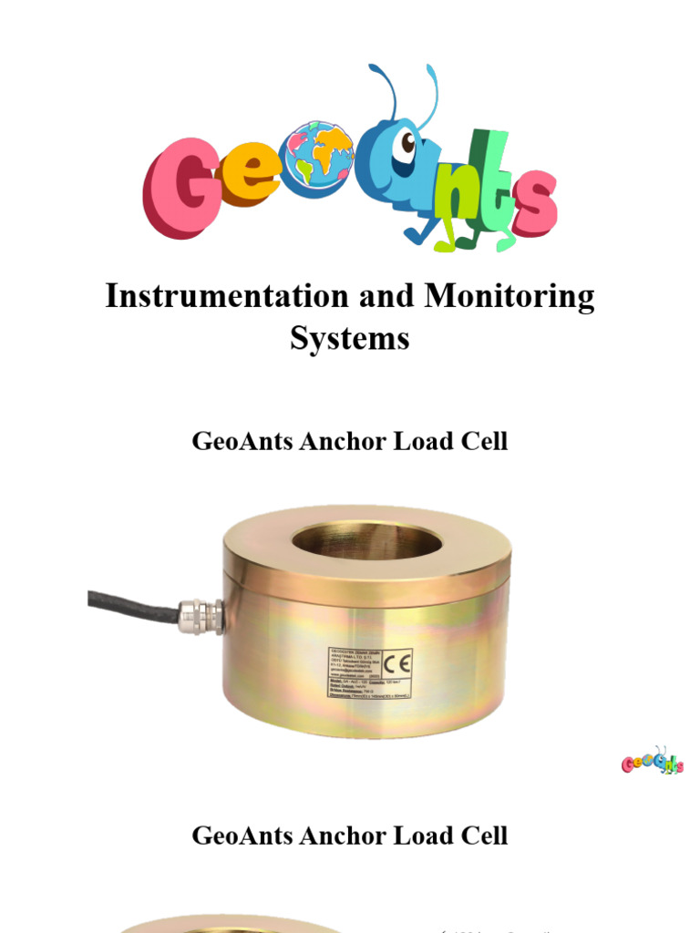Geoants Anchor Load Cell | PDF | Logging | Computing