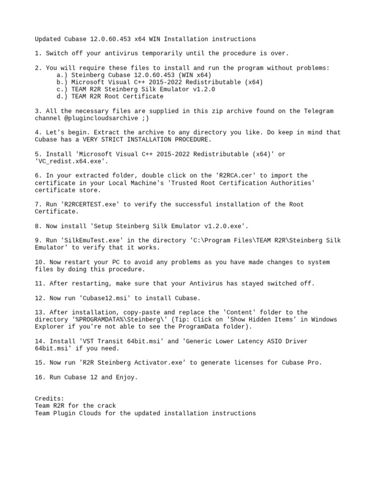 Installation Instructions | PDF