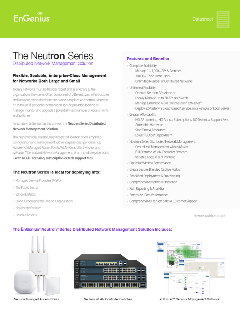 Neutron Solution DS V6 091115 | PDF | Computer Network | Wireless ...