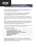 The Homunculi A Flexible CBT Approach To Social An | PDF | Cognitive ...