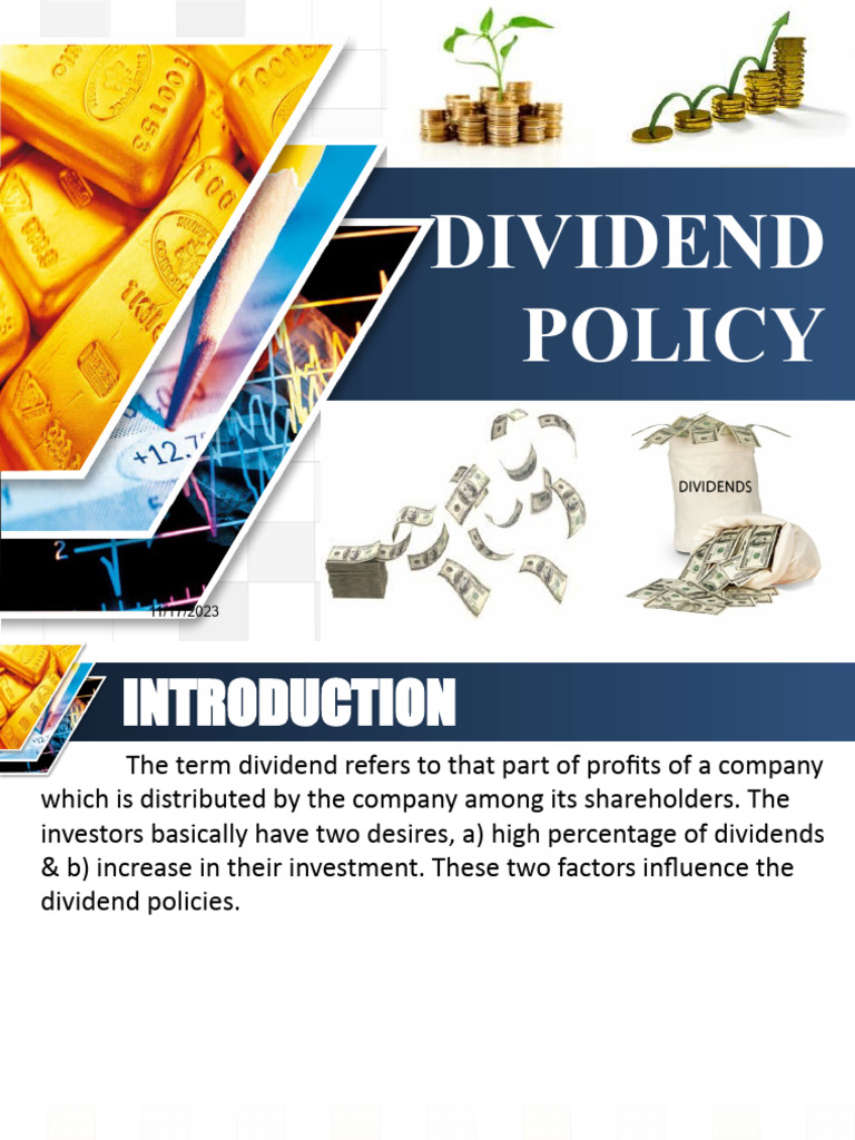 Dividend Introduction | PDF | Dividend | Stocks