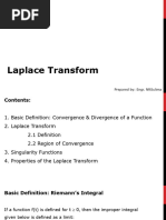 Comprehensive Laplace Transform Formulas | PDF | Laplace Transform ...