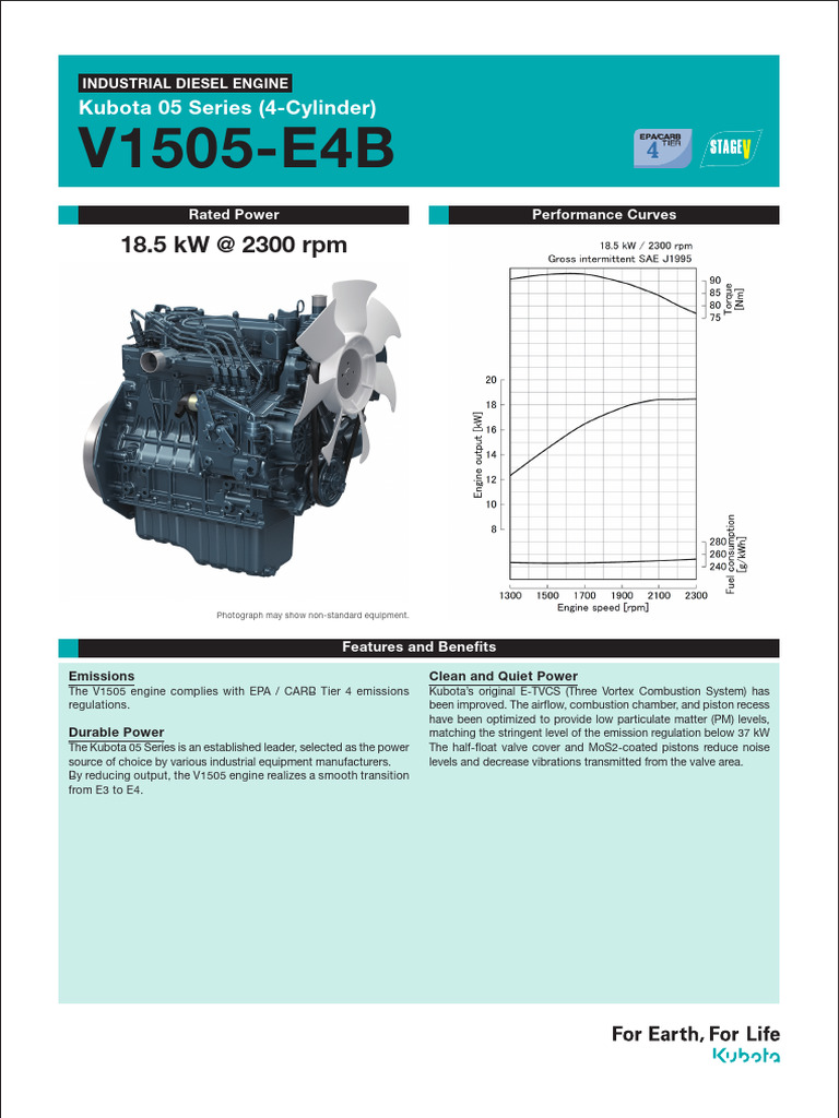 V1505 Ficha Tecnica | PDF | Engines | Diesel Engine