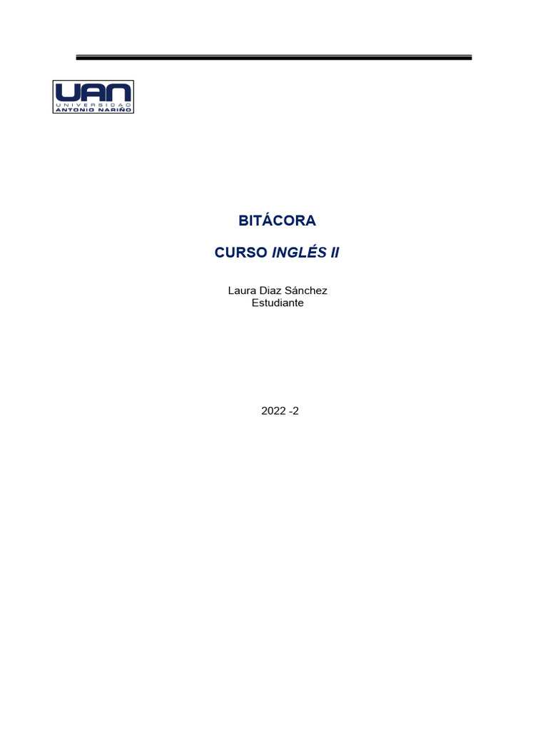 Bitácora Inglés Ii 05 | PDF | Domestic Implements | Cooking