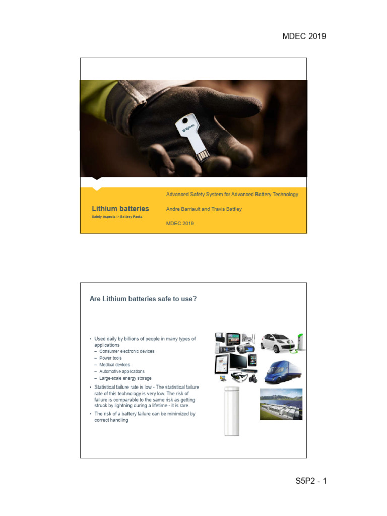 S5P2 Epiroc Batteries | PDF | Lithium Ion Battery | Fuse (Electrical)