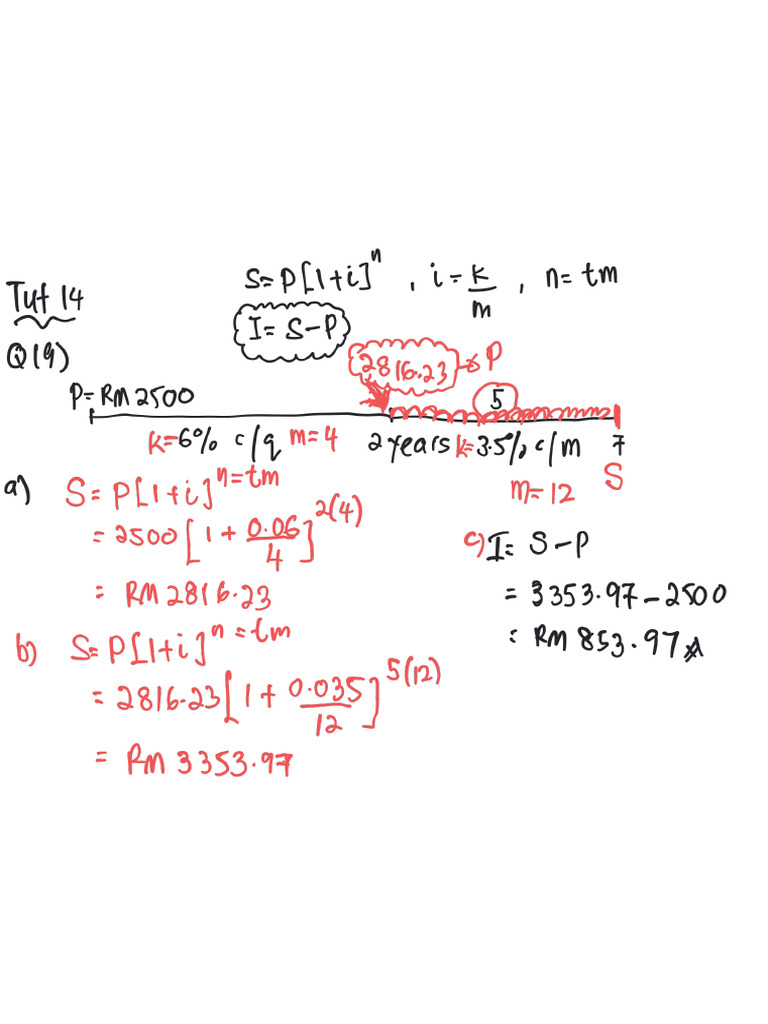 MAT112 Solution T14 T18 | PDF