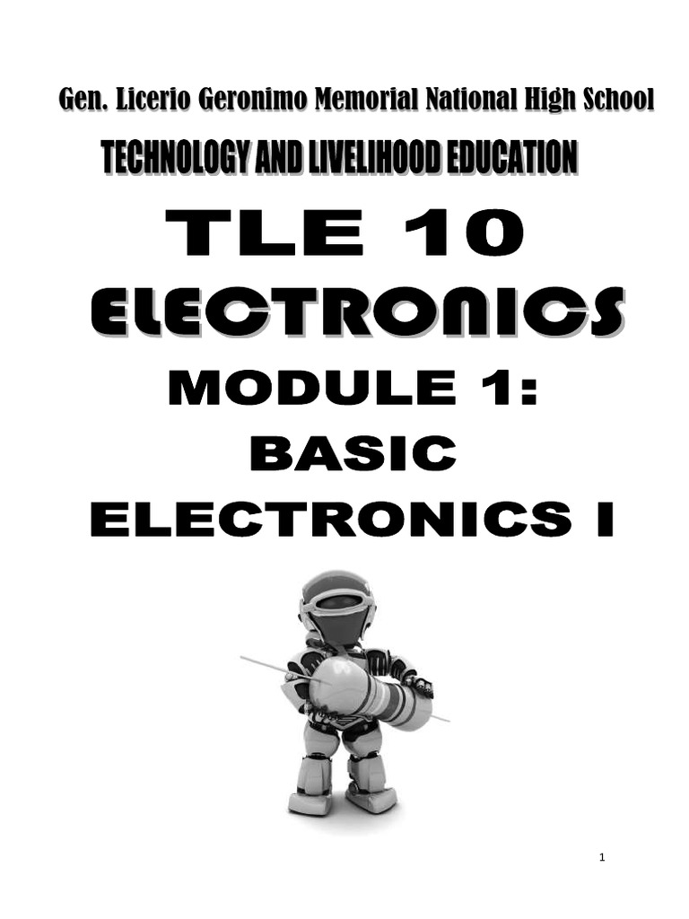 Module 1ST Electronics | PDF | Series And Parallel Circuits | Voltage