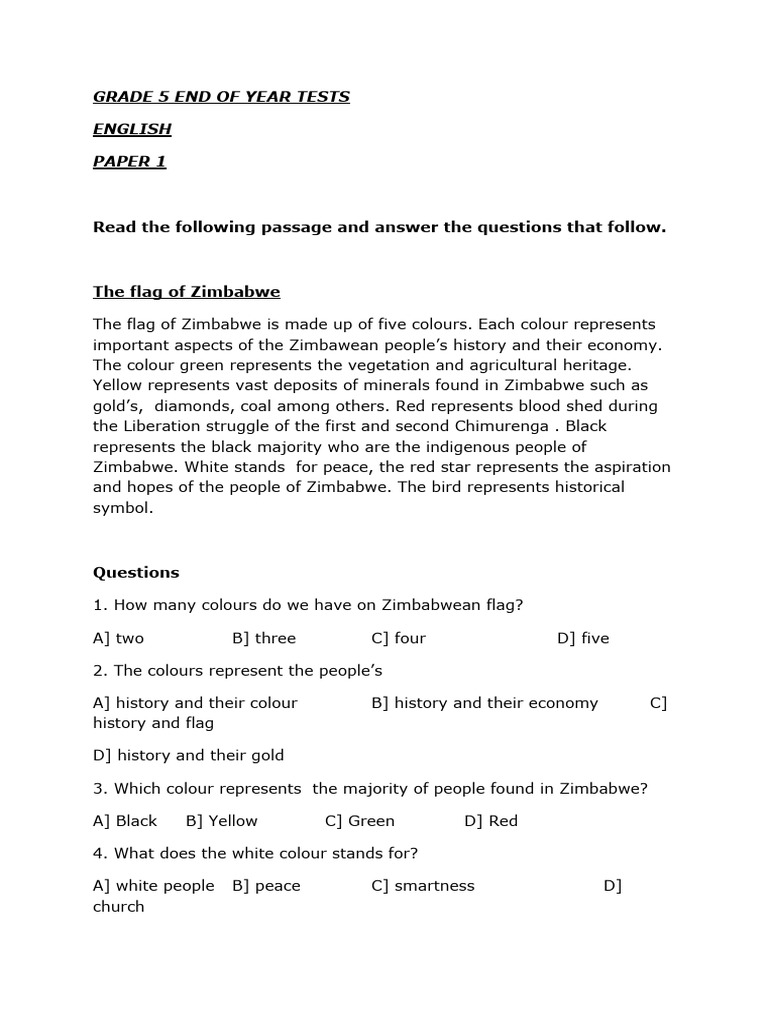 GRADE 5 END OF YEAR 2021 Sigmund | PDF | Soil | Fertilizer