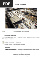 Les Planchers | PDF | Bois (matériau de construction) | Béton