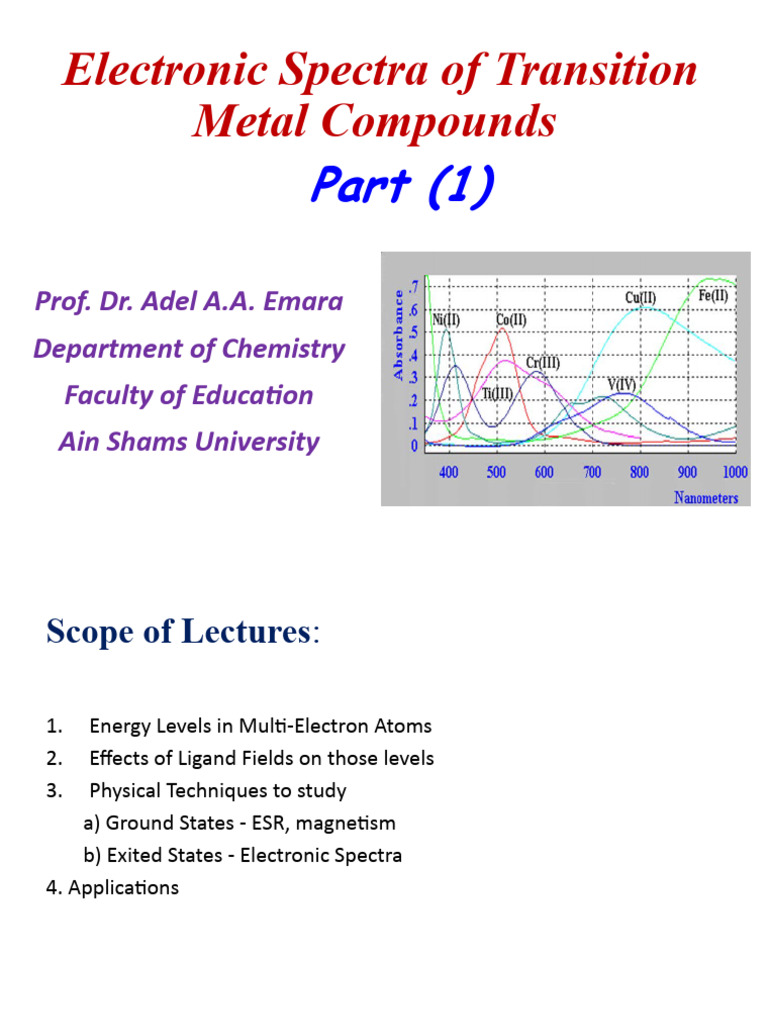 Electronic (Part 1) Lecture 2 | PDF | Energy Level | Atomic Orbital