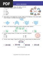 IMO Class 4 2013 Set A & B | PDF