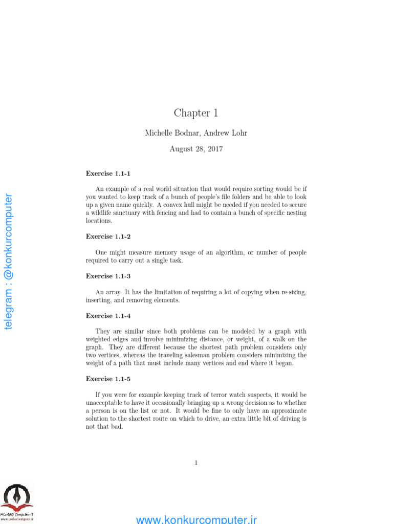 CLRS Solutions | PDF | Combinatorics | Theoretical Computer Science