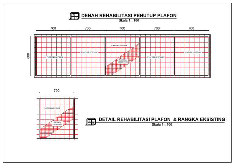 Denah Plafon & Detail | PDF
